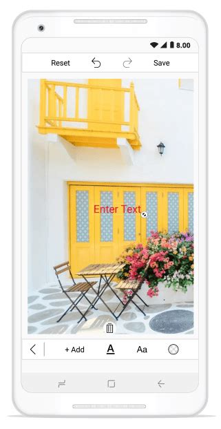 Text In Syncfusion ® Sfimageeditor Control In Xamarinandroid