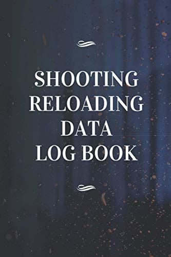 Shooting Reloading Data Log Book Blue Paint Shotgun Reloading Book To Log Data By Medait