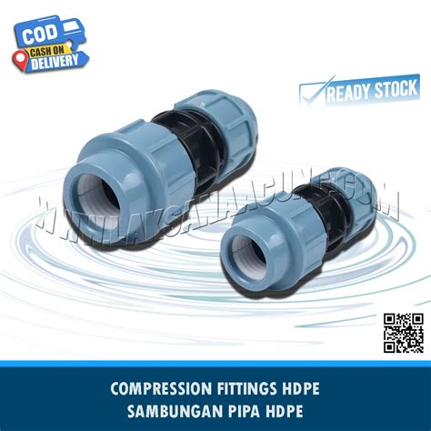 Jual Sambungan Pipa Hdpe 2 Inch Compres Coupling Compression
