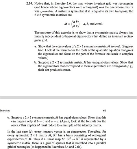 Solved 214 Notice Ihal In Exercise The Inap Whose Invariant Grid