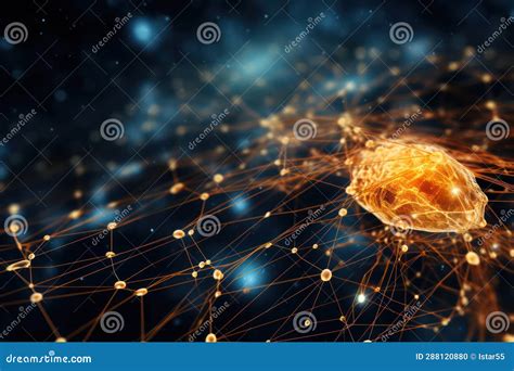 Sparks Of Synapses Artificial Intelligence Brain Synaptic Activity Ai Generated Illustration