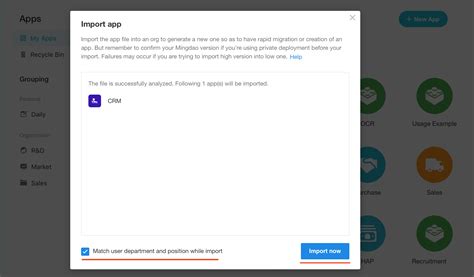 Exportimport Application Hap
