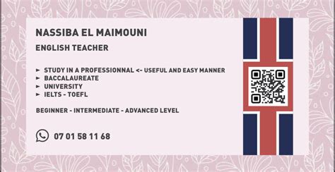 Nassiba El Maimouni On Linkedin English Teacher If You Need Anything