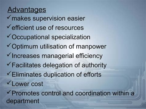 Departmentalization Ppt