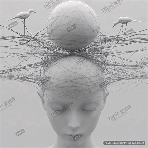 Ai创作图超现实美学 超现实意象雕塑作品 扭曲的知 鸟巢灯宇宙冥想 渲染超现实主义 阈限幻想 3d超现实主义 超现实的内核 扭曲的感知 鸟巢灯宇宙冥想吊灯 想象力雕塑 超现实后现代抽象 创意