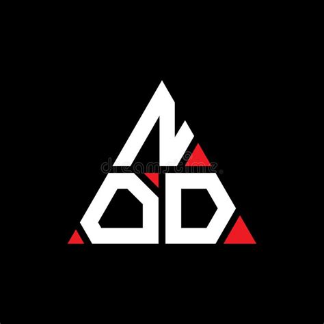 Nod Triangle Letter Logo Design With Triangle Shape Nod Triangle Logo