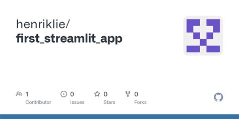 github henriklie first streamlit app