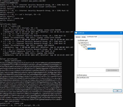 Certificates Openssl Command Reference Convert Check Verify