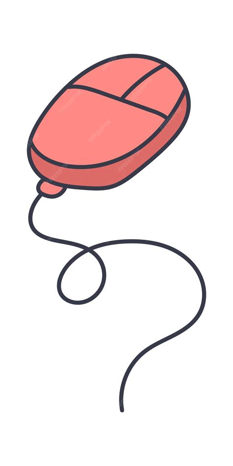 Premium Vector Computer Mouse Icon Vector Illustration