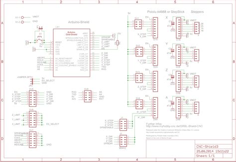 Cnc Shield Arduino Uno схема