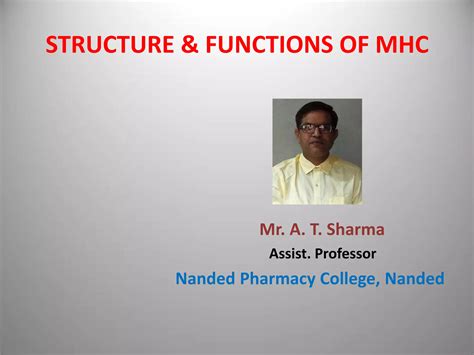 STRUCTURE AND FUNCTIONS OF MHC PDF