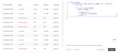 I Cant Solve Twosum Rleetcode