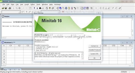 Install Minitab 16 1 0 Portable Peatix