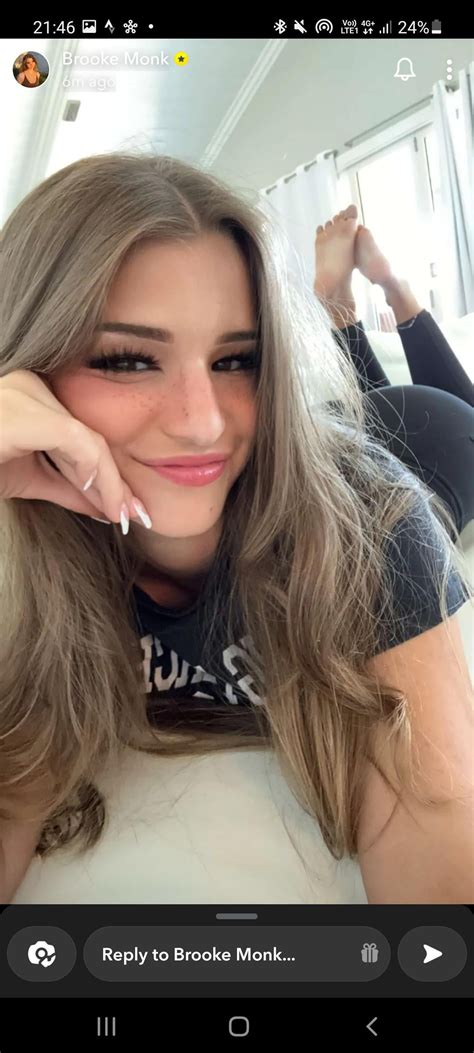 Brooke Monk Snapchat Stories Rtiktokfeet