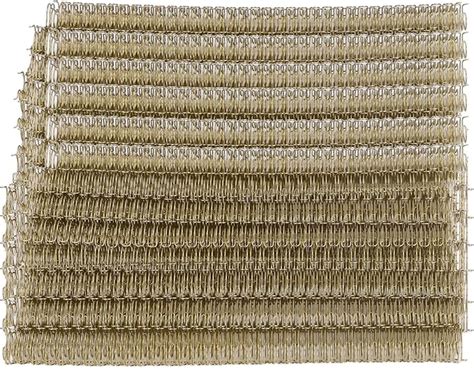 100pcs Double Loop Wire Binding Spine 100 Sheet Capacity 3 1 Pitch 34 Loop 12 7mm