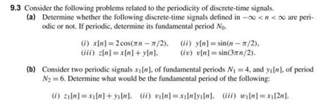 Solved 9 3 Consider The Following Problems Related To The