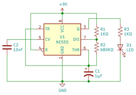 Blink Making An Led Blink With A 555 Timer Woolsey Workshop