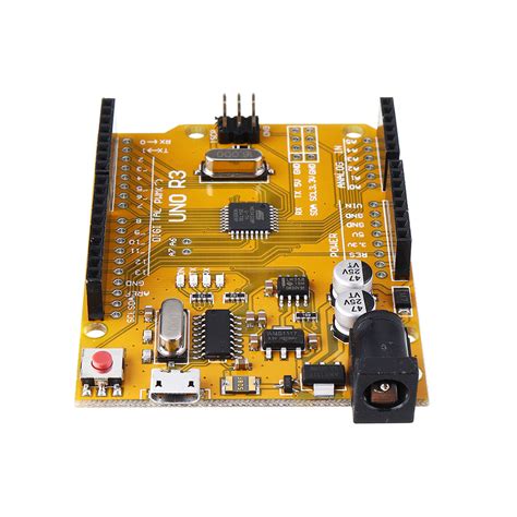 5pcs Uno R3 Development Board Improved Version Enhanced Scm Yellow Module