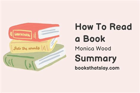 How To Read A Book By Monica Wood Summary Characters And Themes