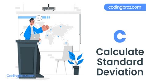 C Program To Calculate Standard Deviation CodingBroz