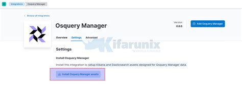 integrate osquery manager with elk stack