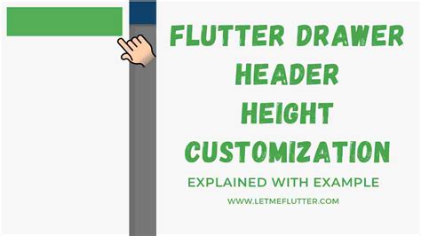 Beautiful Flutter Drawer Widget Customization Explained With Example