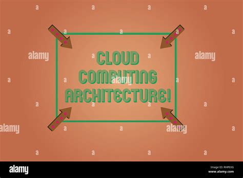 Handwriting Text Writing Cloud Computing Architecture Concept Meaning Components And The