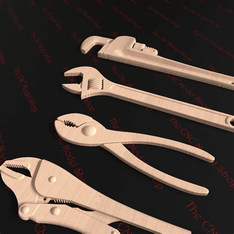 Relief STL Files For CNC Router Carving My Garage Tool Pack Etsy