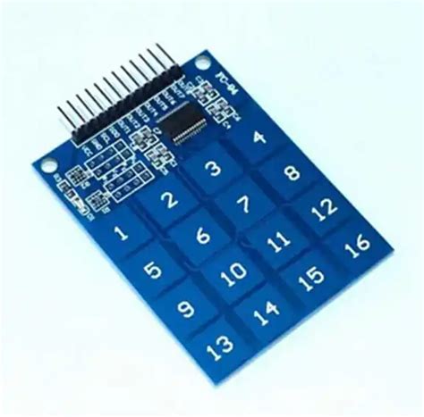 Ttp229 16 Way Capacitive Touch Switch Module In Integrated Circuits