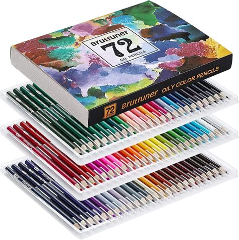 Uryounger 72 Colored Pencils For Adult Coloring 38mm