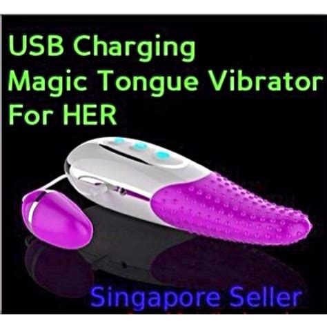 Usb Charging Magic Tongue Female Vibrator Oral Sex Toy With Led New
