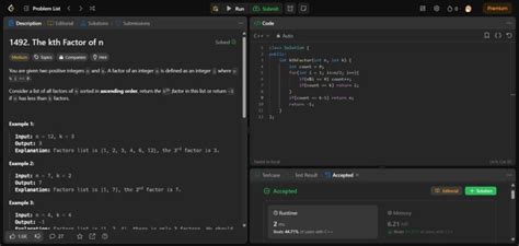 Day49 Of 100dayofcodingchallenge The Kth Factor Of N Vikash Mewada