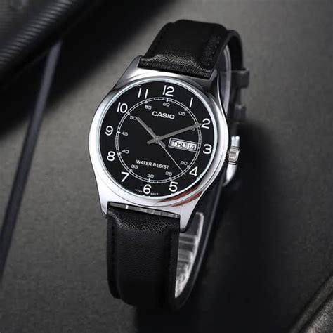 Casioของแท้ รุ่น Mtp V006l 1b2สายหนัง Shopee Thailand