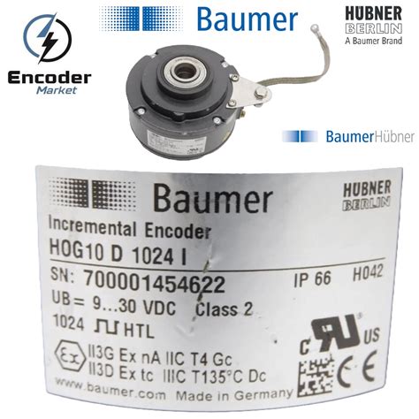 Hog10 D 1024 I Baumer Hübner Berlin Incremental Encoder Encoder Market