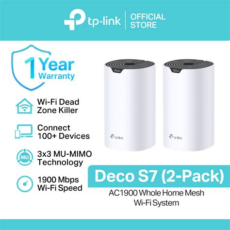 Tp Link Deco S Ac Dual Whole Home Mesh Wi Fi System Seamless Roaming Mu Mimo Wi Fi