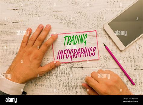 Conceptual Hand Writing Showing Trading Infographics Concept Meaning Visual Representation Of