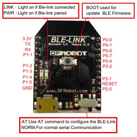 BLE Link SKU TEL DFRobot