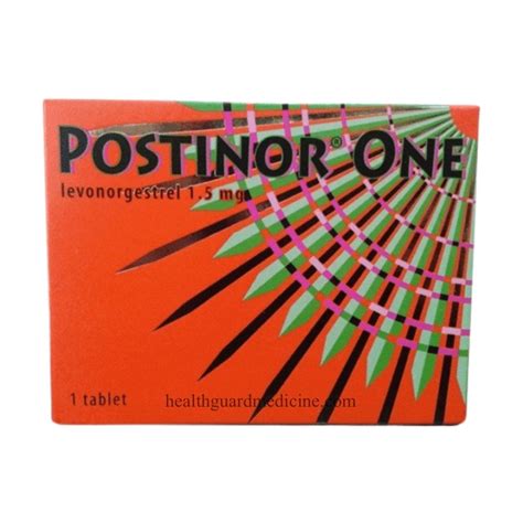 Postinor One 15mg Health Guard Medicine