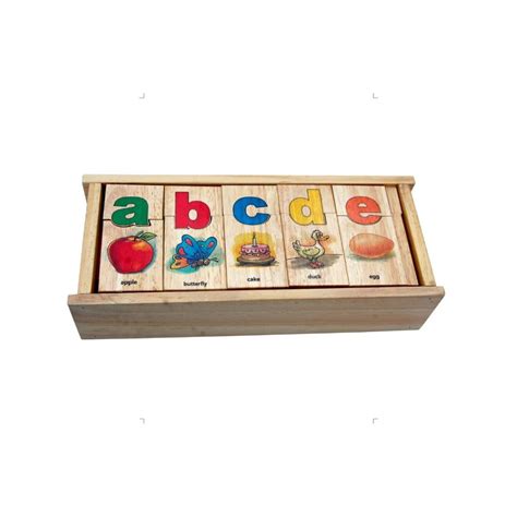 Educational Point Of Light Pvt Ltd English Alphabet Lowercase Picture Puzzle Strip