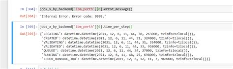 Qiskit Internal Error Error Code 9999 When Running Job On Ibmq