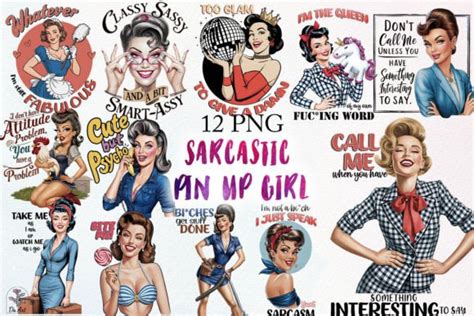 Sassy Pin Up Girl Sublimation Bundle Graphic By Ds Art · Creative Fabrica