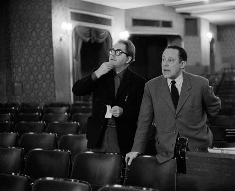 Kurt Hirschfeld And Max Frisch Schauspielhaus Zürich Rehearsal Of