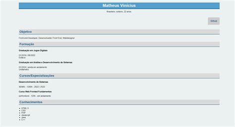 Github Matheusvs0 Webfundamentos Desafio01 Desafio 01 Do Curso Web Fundamentos
