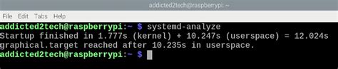 Systemd Analyze Addicted To Tech