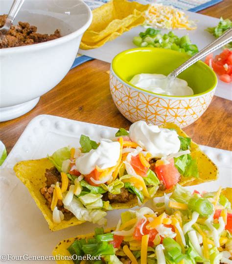 How To Make Tacos Flat Bottom Shells Four Generations One Roof