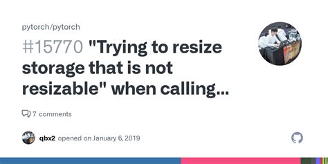 Trying To Resize Storage That Is Not Resizable When Calling Pin Memory On Some Zero