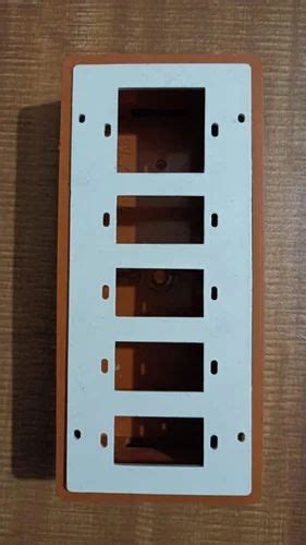 6 Module PVC Switch Box White At 13 5 Piece In Ahmedabad ID 2853171399491