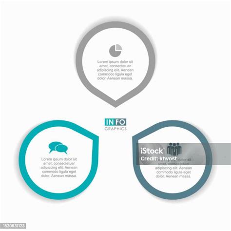 데이터를 위한 장소가 있는 인포 그래픽 디자인 템플릿입니다 벡터 일러스트입니다 3에 대한 스톡 벡터 아트 및 기타 이미지 3 화살표 0명 Istock