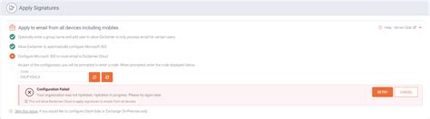 Configuration Failed Your Organization Was Not Hydrated Hydration In Progress Please Try