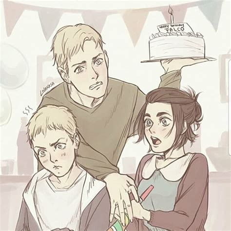 Gabi Braun Falco Grice And Colt Grice Shingeki No Kyojin Drawn By Lolakasa Danbooru